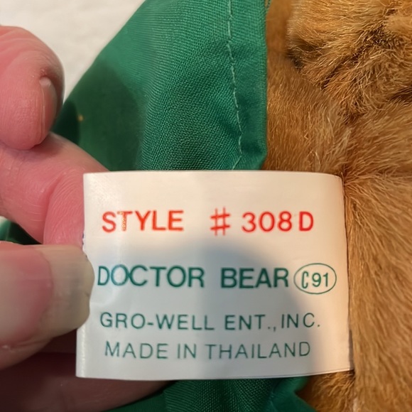 GRO-WELL ENT. INC. | Toys | Vintage Frenz Collectible Doctor Bear Plush ...
